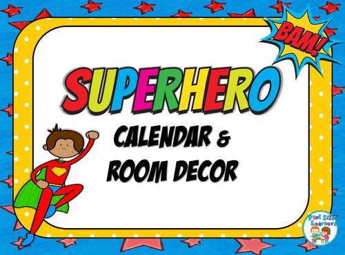 Superhero Themed Classroom Decor Bundle | EDITABLE | 2022 by Pint Size ...