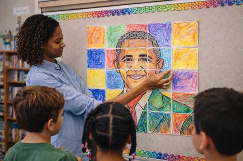 Barack Obama Collaborative Poster for Black History Month | TPT