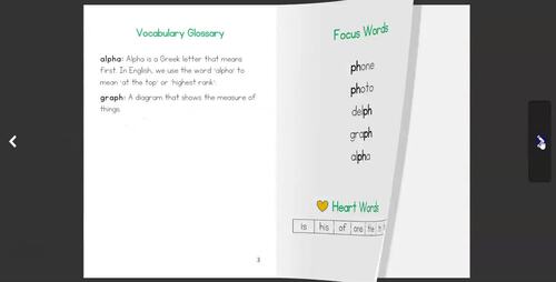 'ph' Digraph Flipbook Links by Melem Literacy | TPT