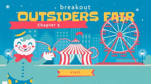 The Outsiders Chapter 5 Breakout Review Game for Student Engagement