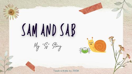 Sam and Sab (My "Ss" Story) by Teach-a-Kiddo | TPT