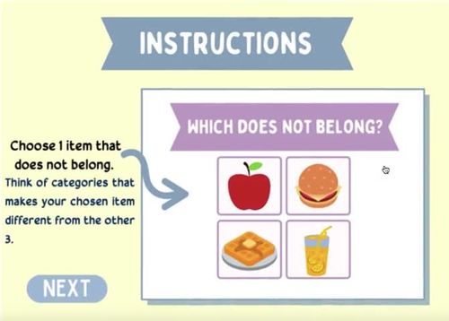 Which does not belong? (Categories) - BOOM CARDS by Blowing Babbles