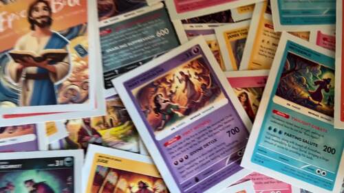100 Printable Bible Trading Cards | New Testament Character Collection ...