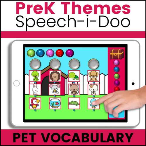PreK Themes PETS | Digital Cariboo - Speech-i-Doo PET Vocab | Speech ...