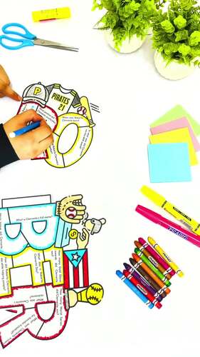 Roberto Clemente Hispanic Heritage Month Craft Activities Art Projects ...