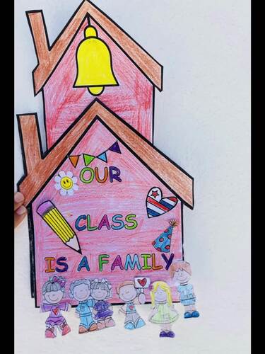 Our Class Is a Family Craft & Bulletin Board | Back-to-School SEL ...