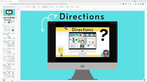 First Grade Digital Reading Choice Board Q2 Week 6 Blended Learning