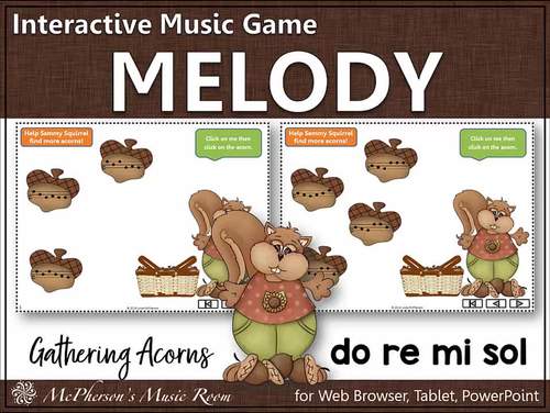 Fall Music | Solfege Interactive Melody Game Do Re Mi Sol {Gathering ...