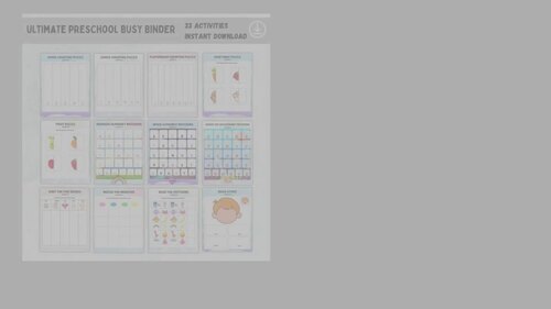 Preschool Busy Binder, Toddler Busy Book, Preschool Activities, Early ...