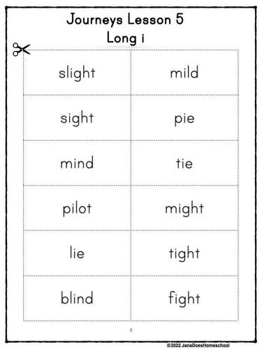 Journeys Grade 3 - Spelling Practice - List 5 by Jana Does Homeschool