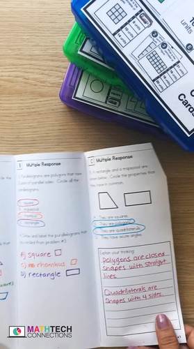 3rd Grade Math Review Geometry, Partitioning Shapes, Classifying ...
