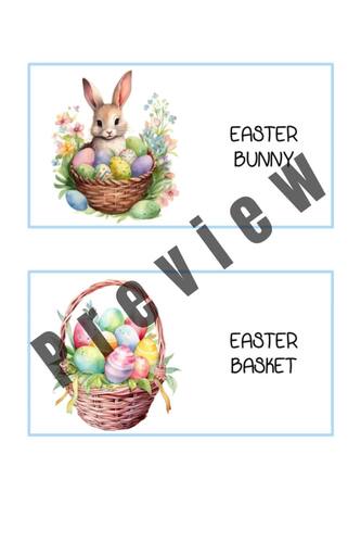 Easter Flash Cards by Playroom Printables | TPT