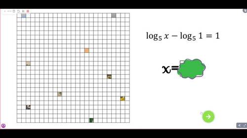 Solving Logarithmic Equations No Prep Self Checking Digital Pixel Art ...
