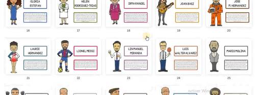 hispanic heritage month leaders bulletin board Interactive classroom ...