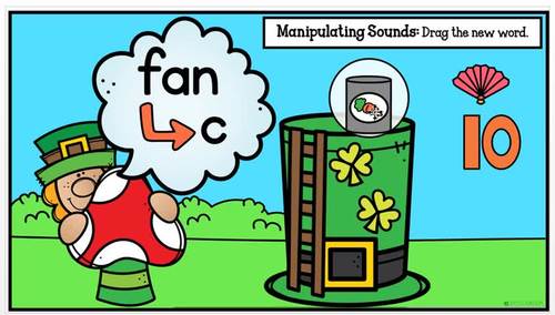 St. Patrick's Theme Manipulating Sounds - Distance Learn Google Digital ...