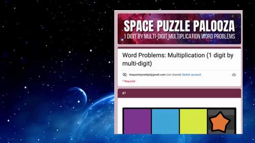 4th Grade Digital Multiplication Word Problems: 1 Digit by Multi-Digit ...