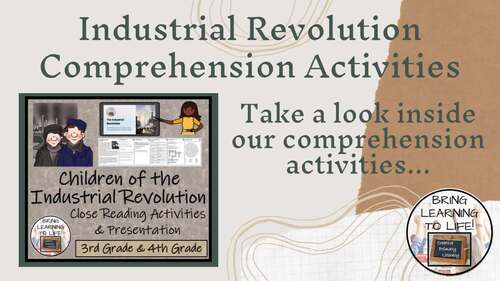 Children of Industrial Revolution Close Reading Comprehension | 3rd–4th ...