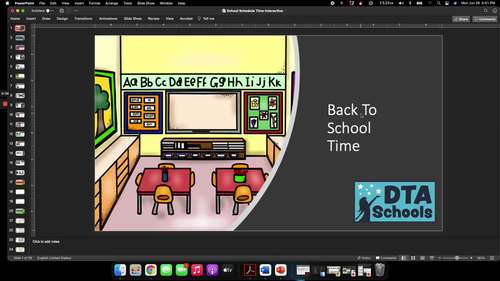 School Schedule Time: AAC Language & Literacy Interactive Activity Set