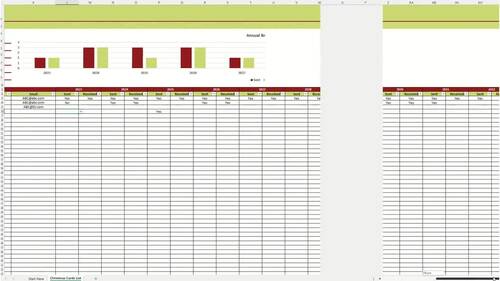 Christmas Card Tracker Excel Spreadsheet by Mom Money Map | TPT