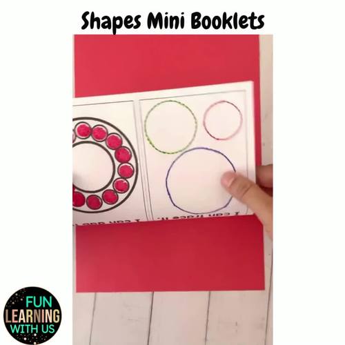 2D Shapes Intervention Mini Booklets - Print & Fold Shapes Recognition ...