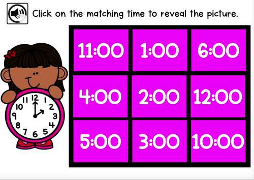 Telling Time to the Hour - Valentine's Day by Tong Stevens | TPT