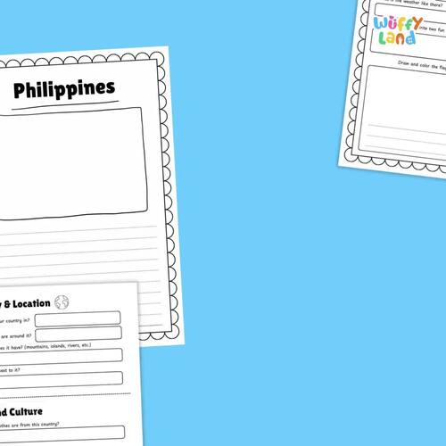 Philippines Country Research Project Social Studies Report Geography ...