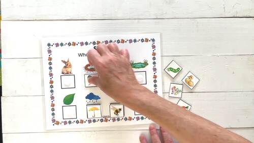 Spring-What Goes With This? Associations Matching Activity, Autism, Speech