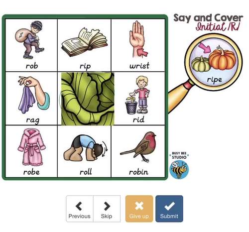 Articulation R Boom Cards Games for Speech Therapy by Busy Bee Studio