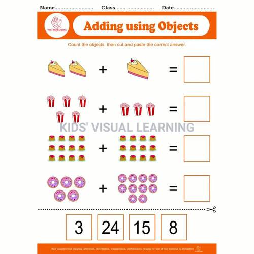 ADDING USING OBJECTS NUMBERS 1-20 Number Count Counting Back to School ...