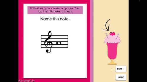 Valentine Party Treble Clef Note Spelling 4-5-6-7 Letters Self-Checking ...