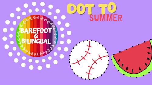 Dot to Dot Clipart - Summer Clipart Set | TPT