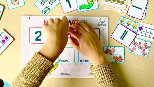 1 - 10 Counting Activity for Toddlers Number Matching Practice ...