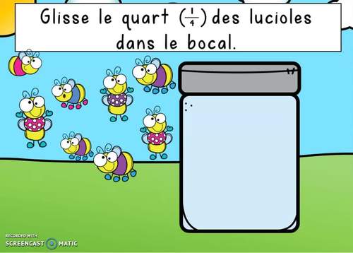 Fraction d'une collection Boom Cards by Madame Soleil | TpT