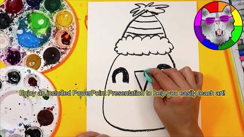 New Year Art Project Craft Activity Penguin Art Lesson Writing Prompt ...