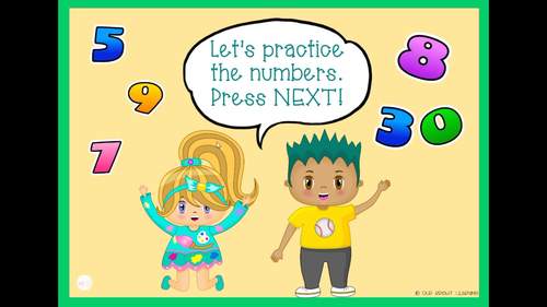 Numbers | Listening and Writing | 11 to 30 | BOOM Cards | PRONUNCIATION