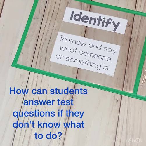 Testing (Academic) Vocabulary Posters | TPT