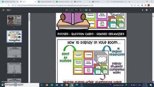 Reading Comprehension Strategies Posters Reading Response Graphic ...