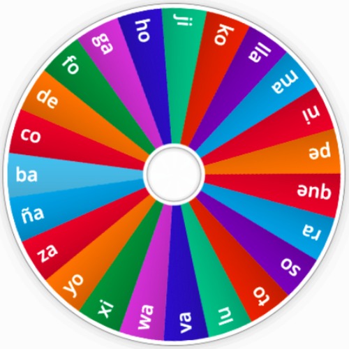 Spanish Sílabas Spinner by Jazzy Spanish Resources | TpT