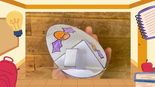 Halloween Craft! | Spooky Flip and Spin Coloring Activity for Preschool ...