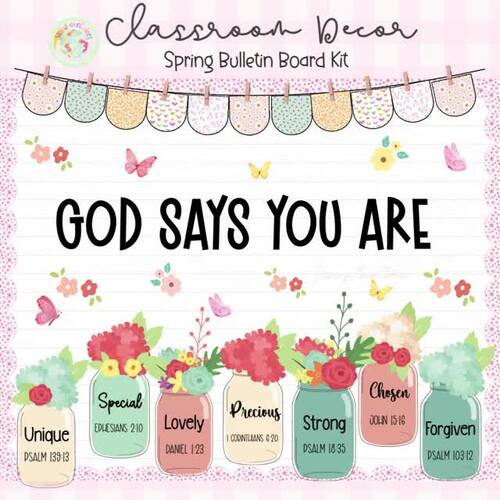 Spring Bulletin Board Ideas March Door Decor Christian Classroom ...