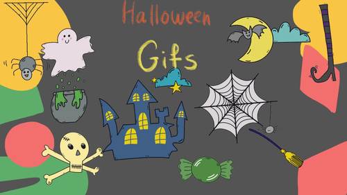 GIFs - Halloween - Animated Images - Commercial Use by Clipart Corner