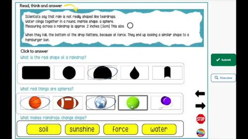 Digital Informational Reading about RAIN by Aussie Waves | TPT