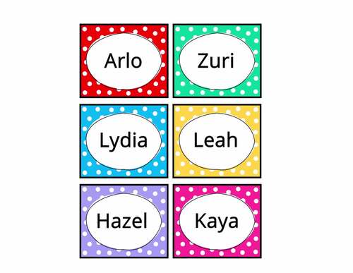 Printable Small Name Labels, Locker Labels, Mailbox labels, Bin Tags ...