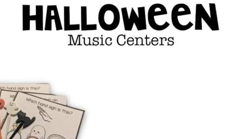 Halloween Music Centers by Aileen Miracle | TPT