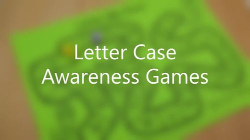 Letter Games | Uppercase and Lowercase Awareness by Lessons by Molly