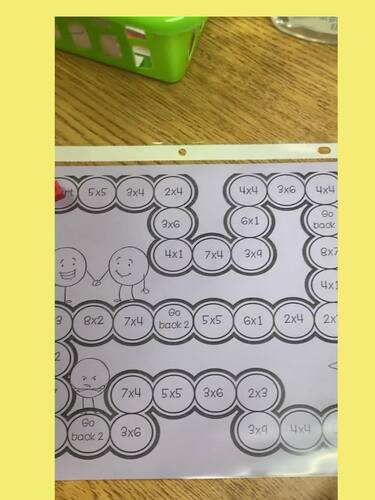 Multiplication Games Printable for 3rd Grade | Multiplication Fact Fluency