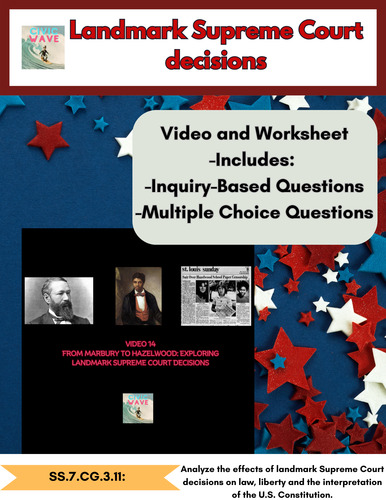 Civics and Government: Landmark Supreme Court Cases, video-SS.CG.7.3.11