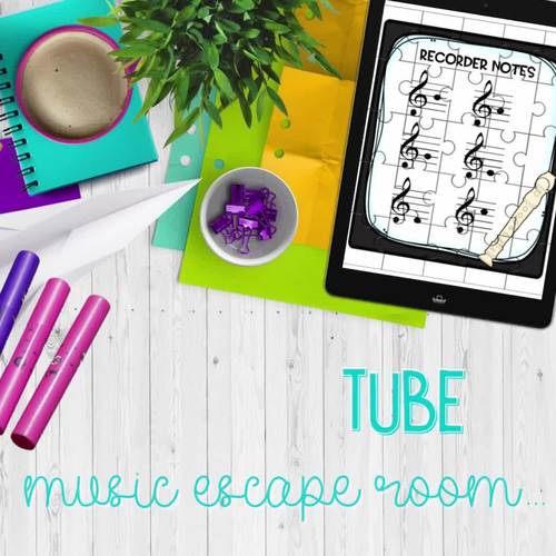Pitched Tube Music Escape Room by Aileen Miracle | TPT
