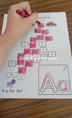 NO PREP Kindergarten Letter Recognition Coloring Sheets, Upper and ...
