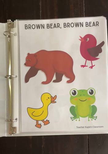 Brown Bear, Brown Bear Story Board Characters & Worksheets | TPT